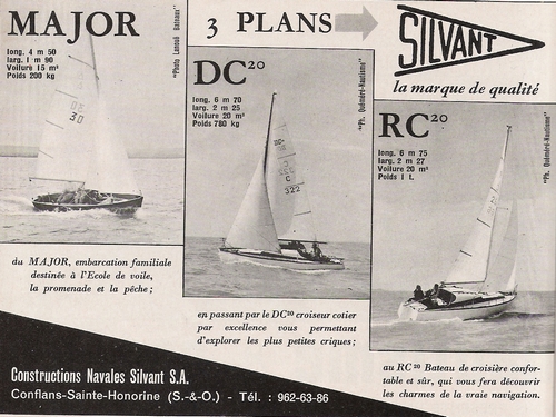 DC20 Silvant dc20 : histoire voile : voilier transportable dériveur ...